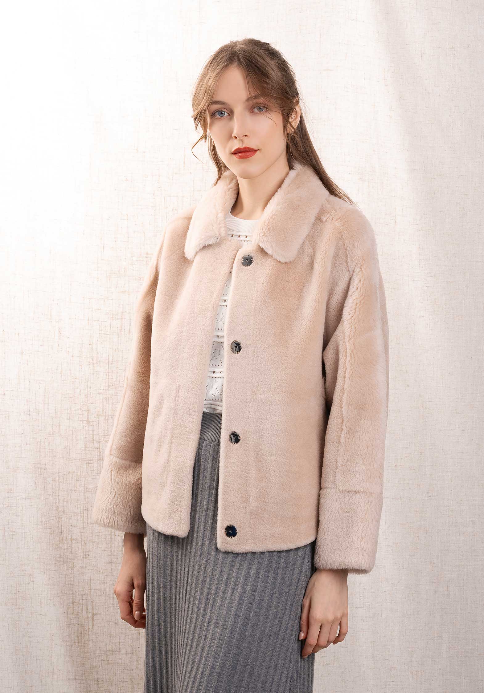 Coat Helen 0506-Coffee – Clémence by rue Madame